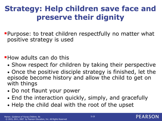 Chapter 5 Positive Guidance & Discipline Strategies: Direct Guidance | PPT