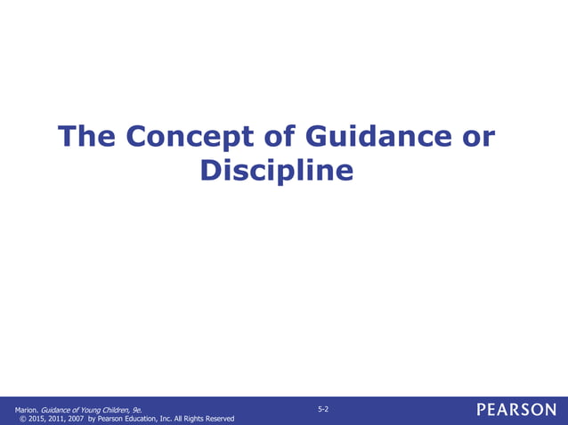 Chapter 5 Positive Guidance & Discipline Strategies: Direct Guidance | PPT