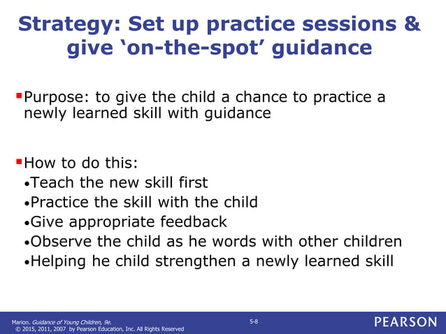 Chapter 5 Positive Guidance & Discipline Strategies: Direct Guidance | PPT
