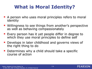 Chapter 7 Self-Esteem & Moral Identity | PPT