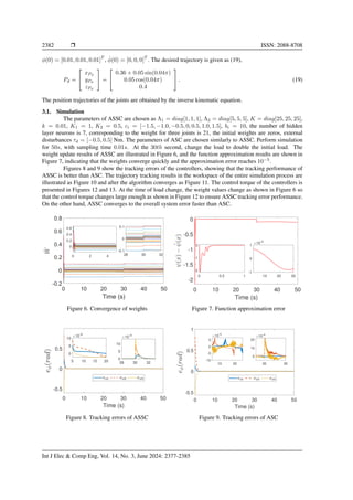 Adaptive synchronous sliding control for a robot manipulator based on neural networks and fuzzy ...