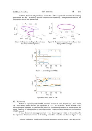 Adaptive synchronous sliding control for a robot manipulator based on neural networks and fuzzy ...