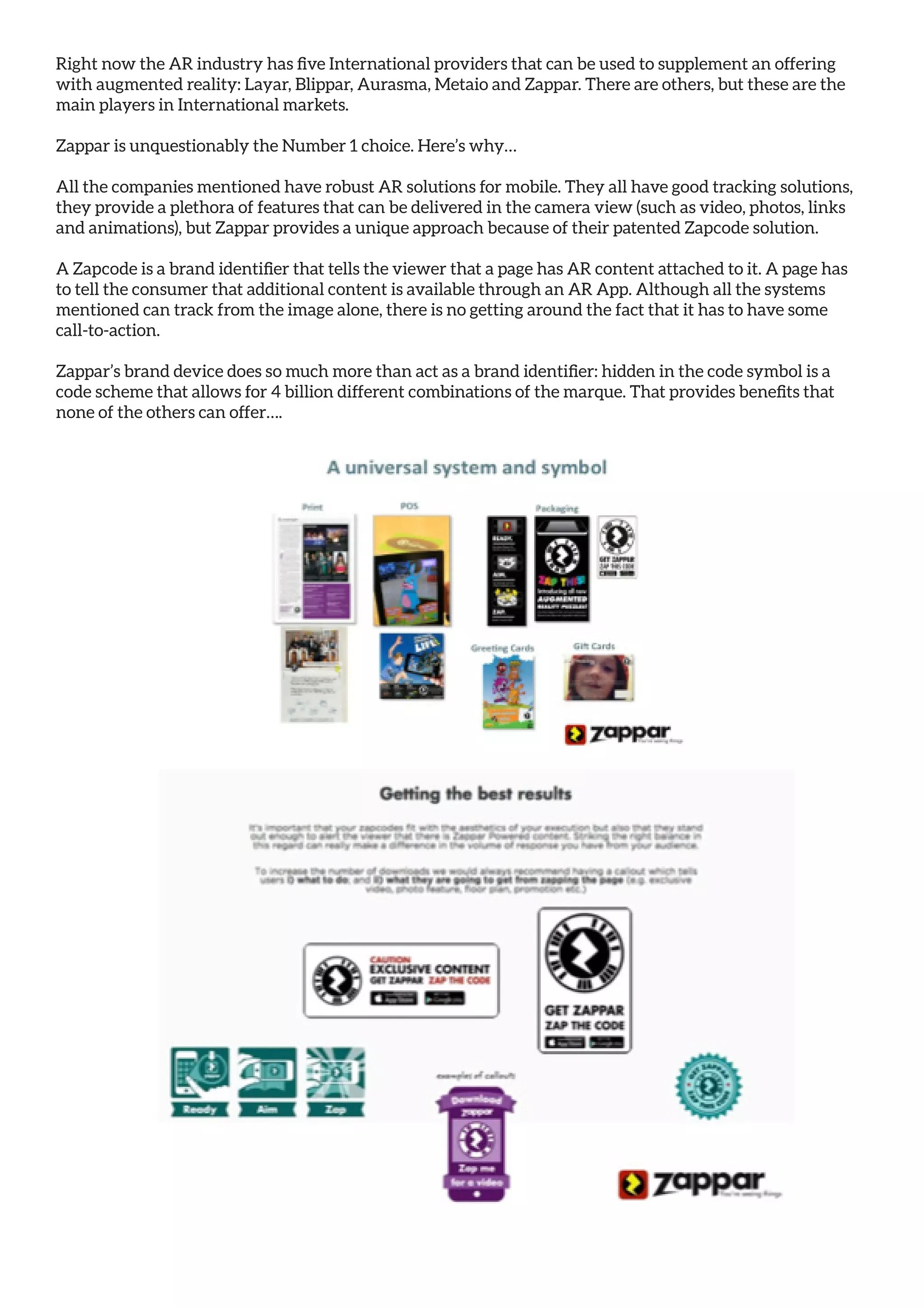 Why Zappar_new | PDF