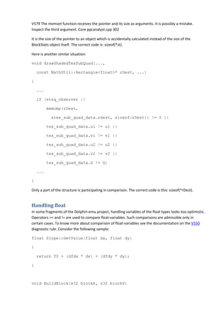 Analyzing the Dolphin-emu project | PDF