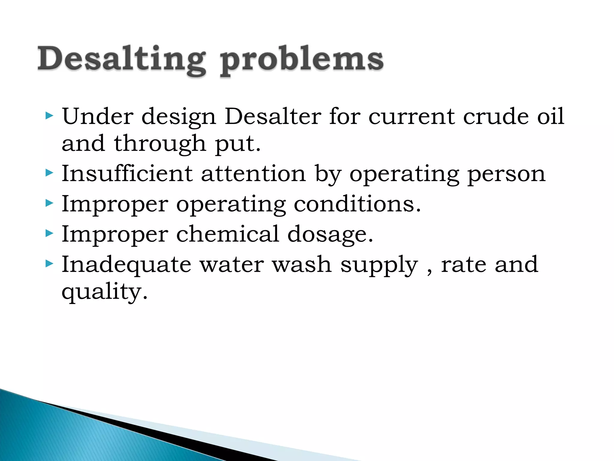 Desalter Desalting | PPT