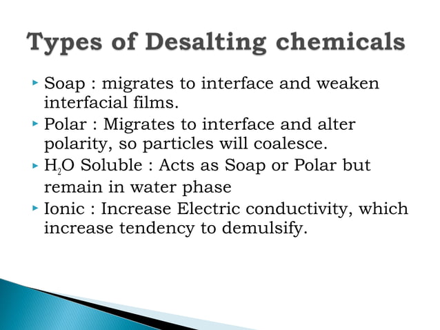 Desalter Desalting | PPT