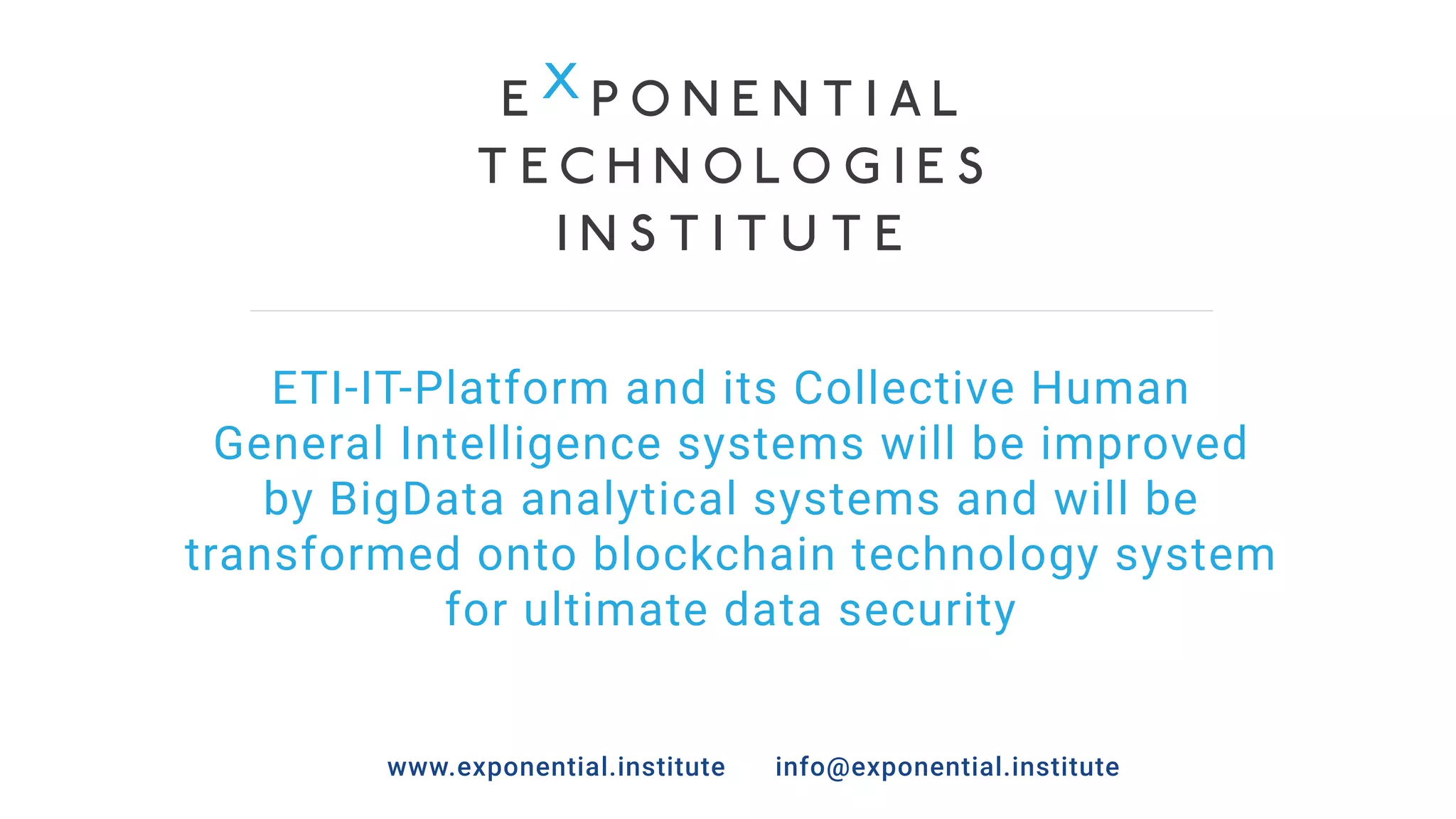 Exponential technologies institute | PPT