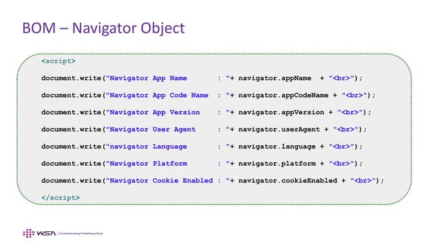 JavaScript - Chapter 13 - Browser Object Model(BOM) | PDF | Browsers ...