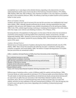 AcademicAdvisingReport | PDF | College Planning | College Education