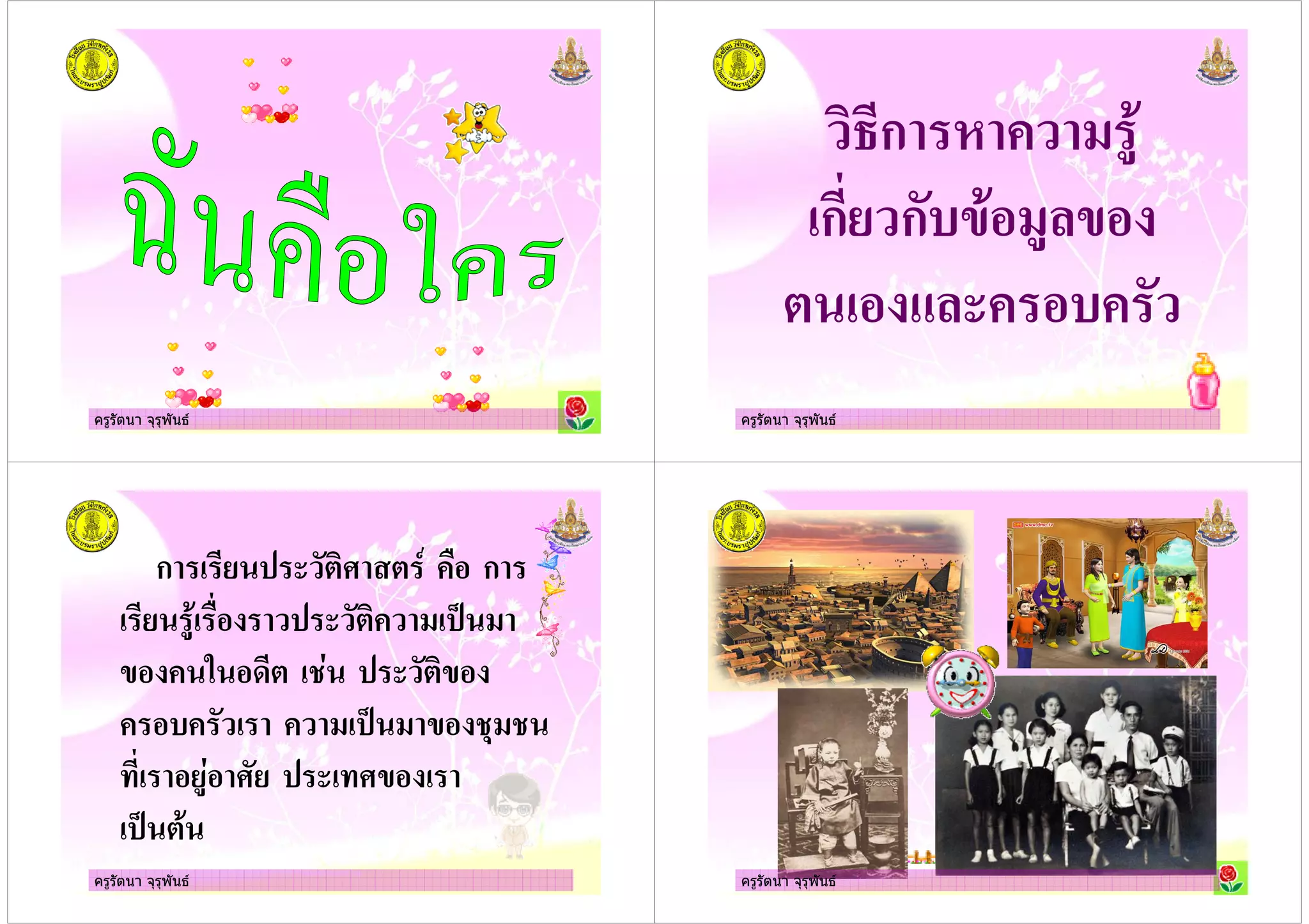 013+hisp2+dltv54+540603+b+ใบความรู้ ฉันเป็นใครป.2 (4หน้า) | PDF