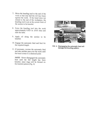 #013 lathe machine processes 02 | PDF