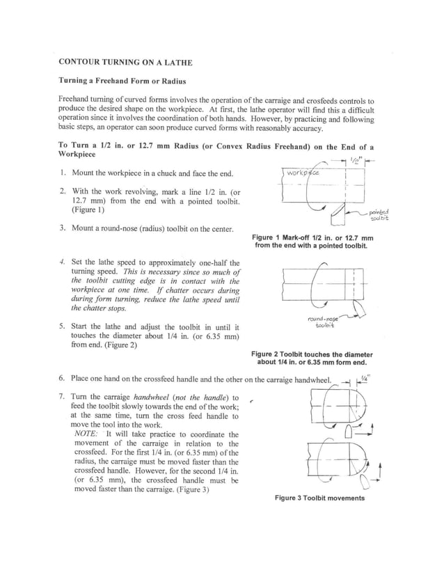 #013 lathe machine processes 02 | PDF