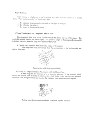 #013 lathe machine processes 02 | PDF