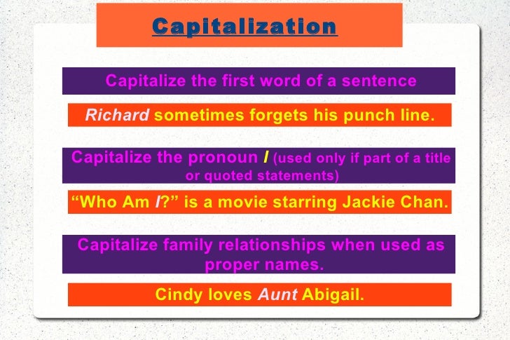 013 Punctuations Capitalization Numbers