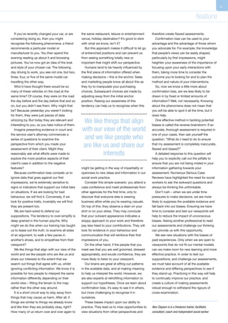 Confirmation Bias - May 2016 Professional Social Work magazine article ...