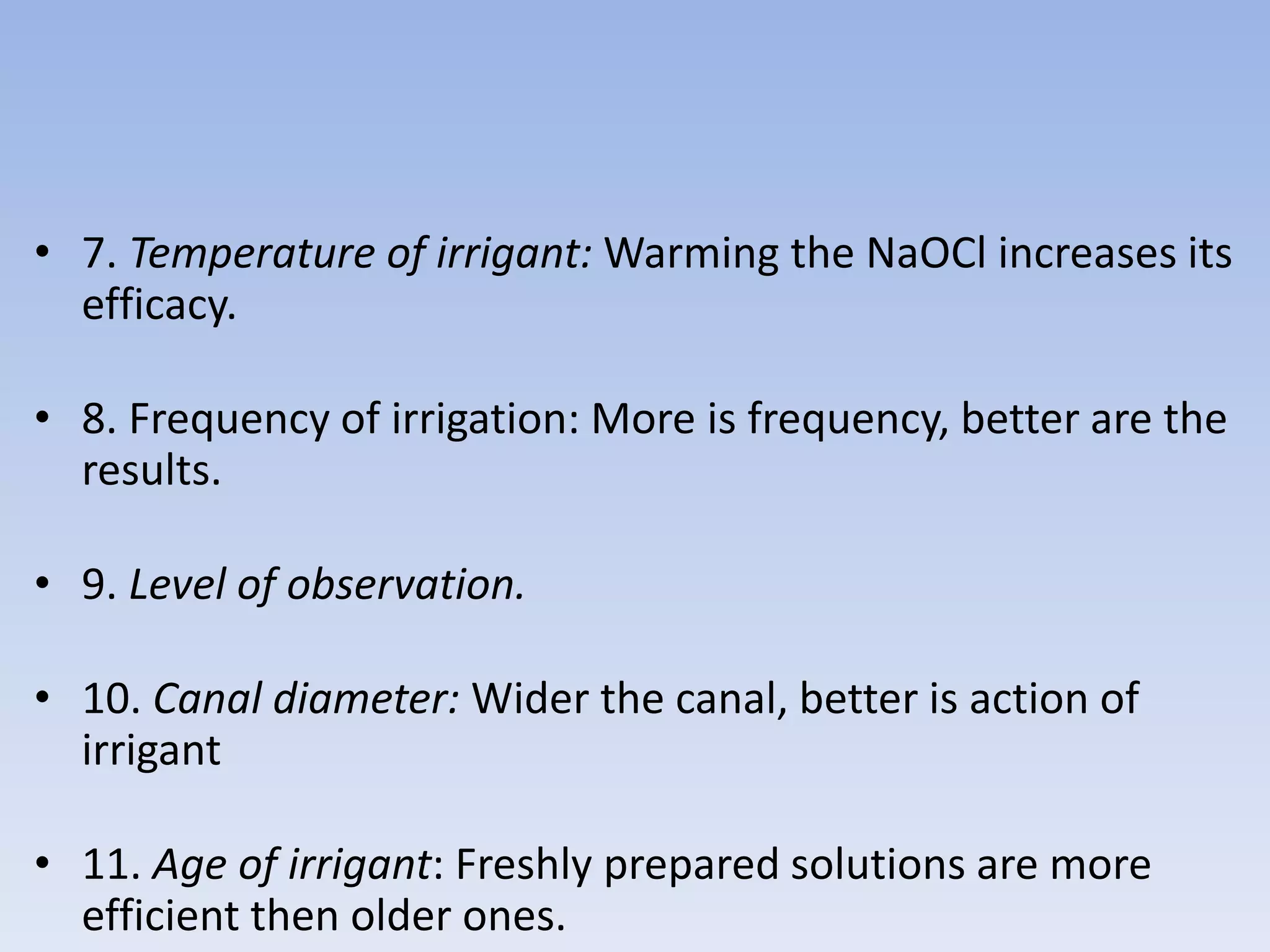 014.irrigation and intracanal medicaments | PPTX