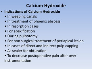 014.irrigation and intracanal medicaments | PPTX