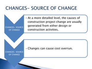 014 changes-cost overrun measurement | PPTX