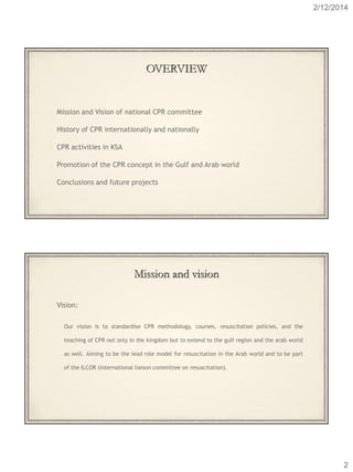 30 years of CPR in Saudi Arabia | PDF