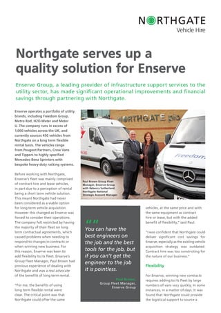 Enserve case study | PDF | Business Utilities | Business