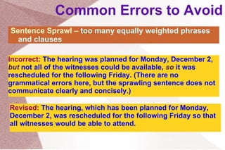 014 Common Errors | PPT