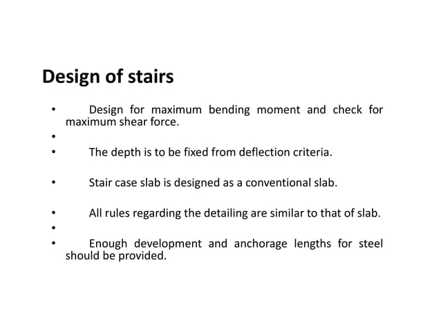 Design of stair case and types of stairs | PDF | Physics | Science