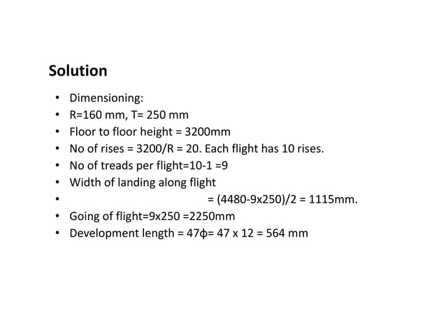 Design of stair case and types of stairs | PDF | Physics | Science