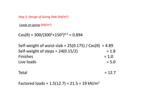 Design of stair case and types of stairs | PDF