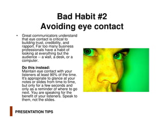 015 10 bad presentation habits | PDF