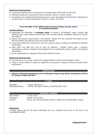 CV_Niranjan_ Rout. | PDF
