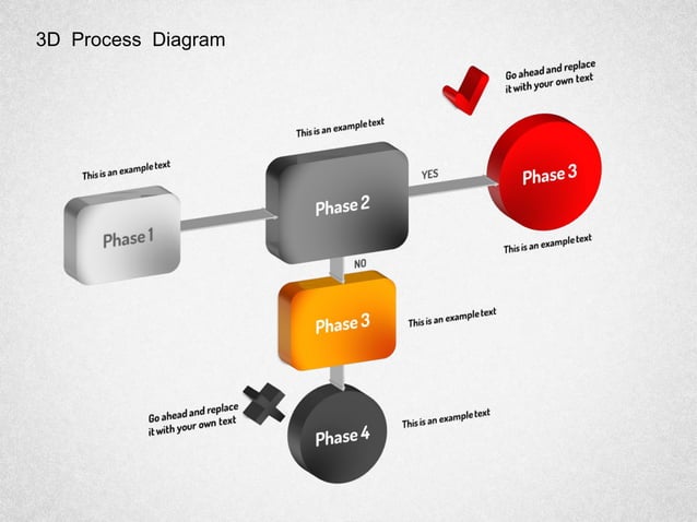 3D Flow Chart | PPT | 3-D Graphics | Computer Software and Applications