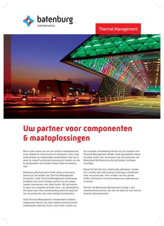 Batenburg - Thermal Management | PDF