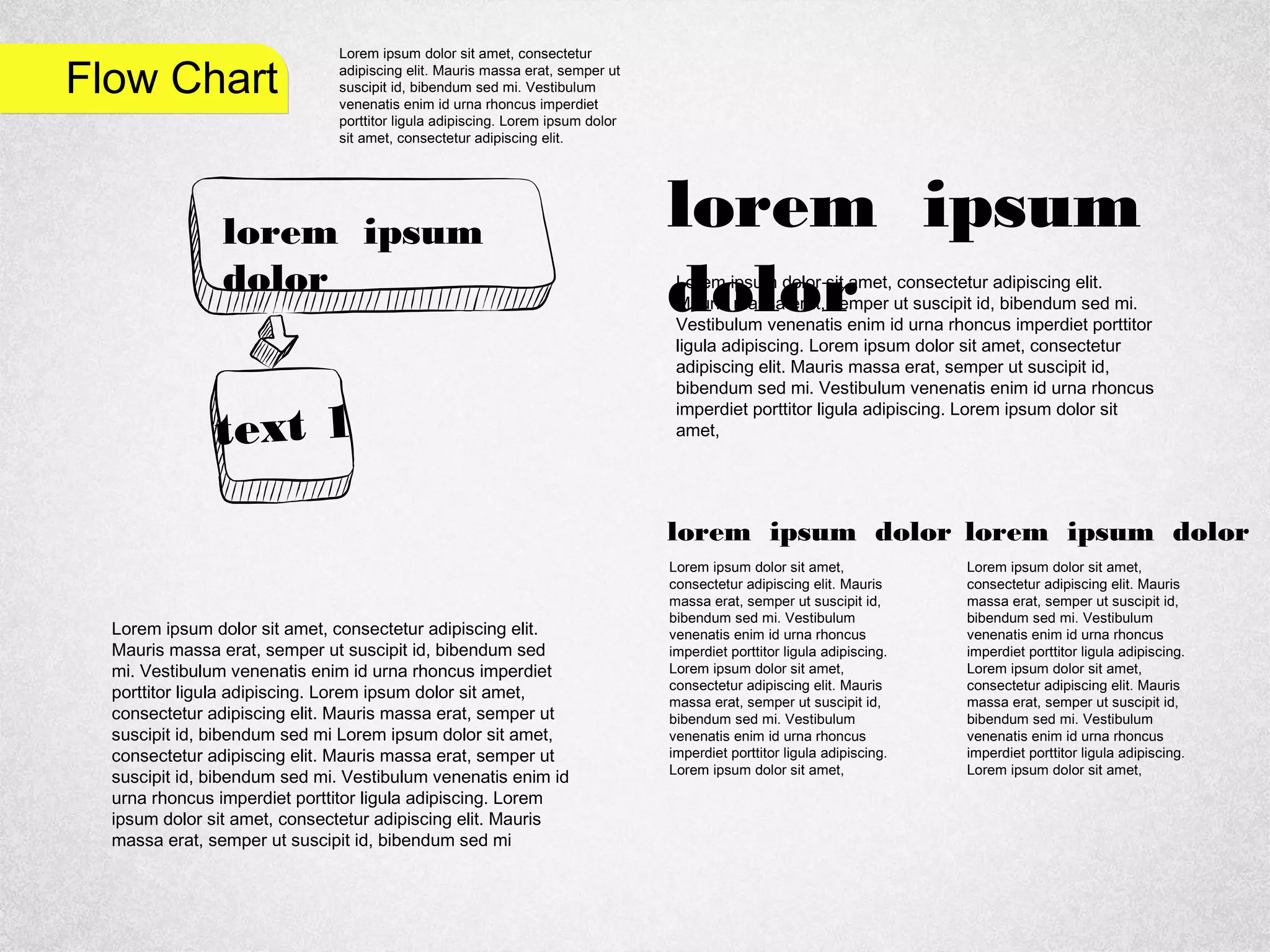 Hand Drawn Flowchart | PPT