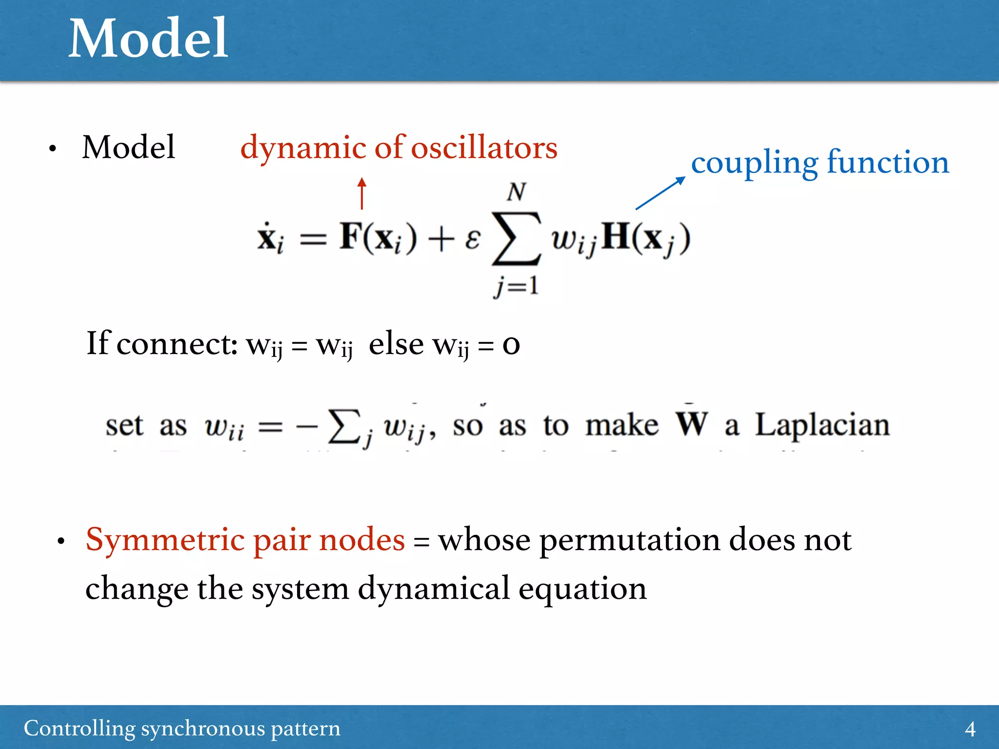 01520160422 Controlling Synchronous Patterns In Complex Networks Ppt