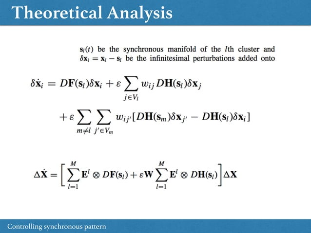 01520160422 Controlling Synchronous Patterns In Complex Networks Ppt