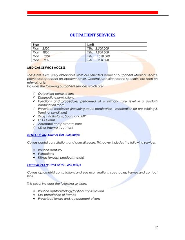 RESOLUTION INSURANCE PROFILE PROPOSAL | DOC