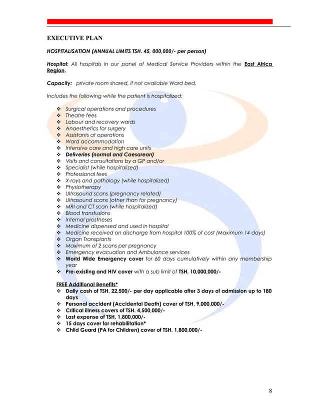 RESOLUTION INSURANCE PROFILE PROPOSAL | DOC