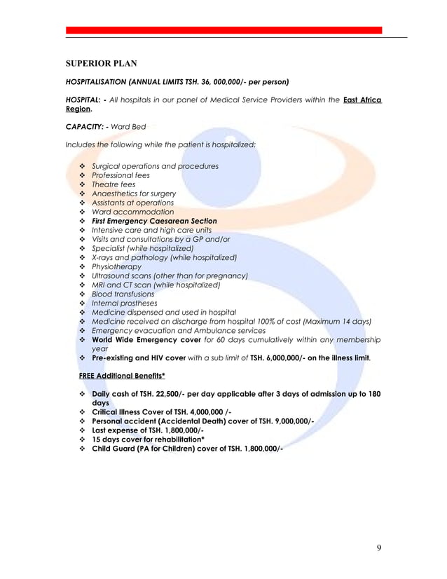 RESOLUTION INSURANCE PROFILE PROPOSAL | DOC