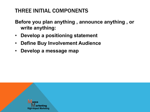 Marketing Messaging 101 | PPSX