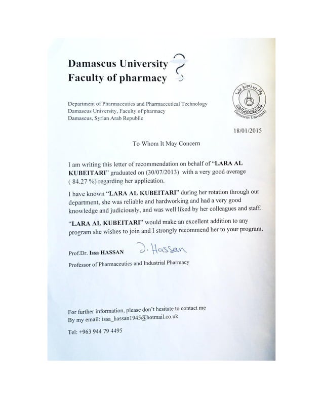 recommendation letters 2 | PDF