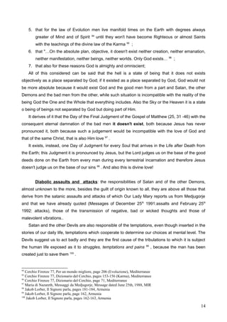 015a - THE RESPONSIBILITIES OF SATAN, OF THE DEMONS and OF THE OTHERS ...