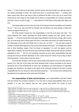 015a - THE RESPONSIBILITIES OF SATAN, OF THE DEMONS and OF THE OTHERS ...