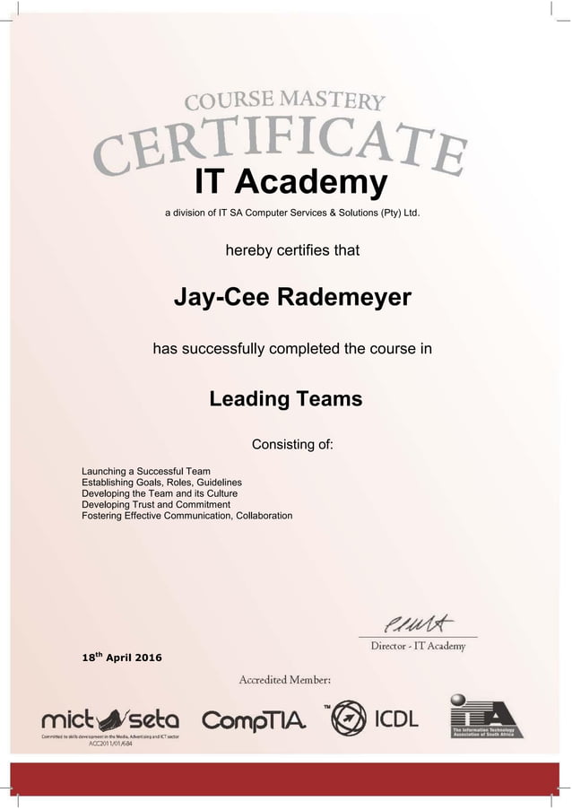 Leading Teams - jay-cee | PDF