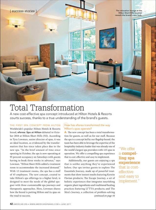 eforea_AmericanSpa_June2011 | PDF