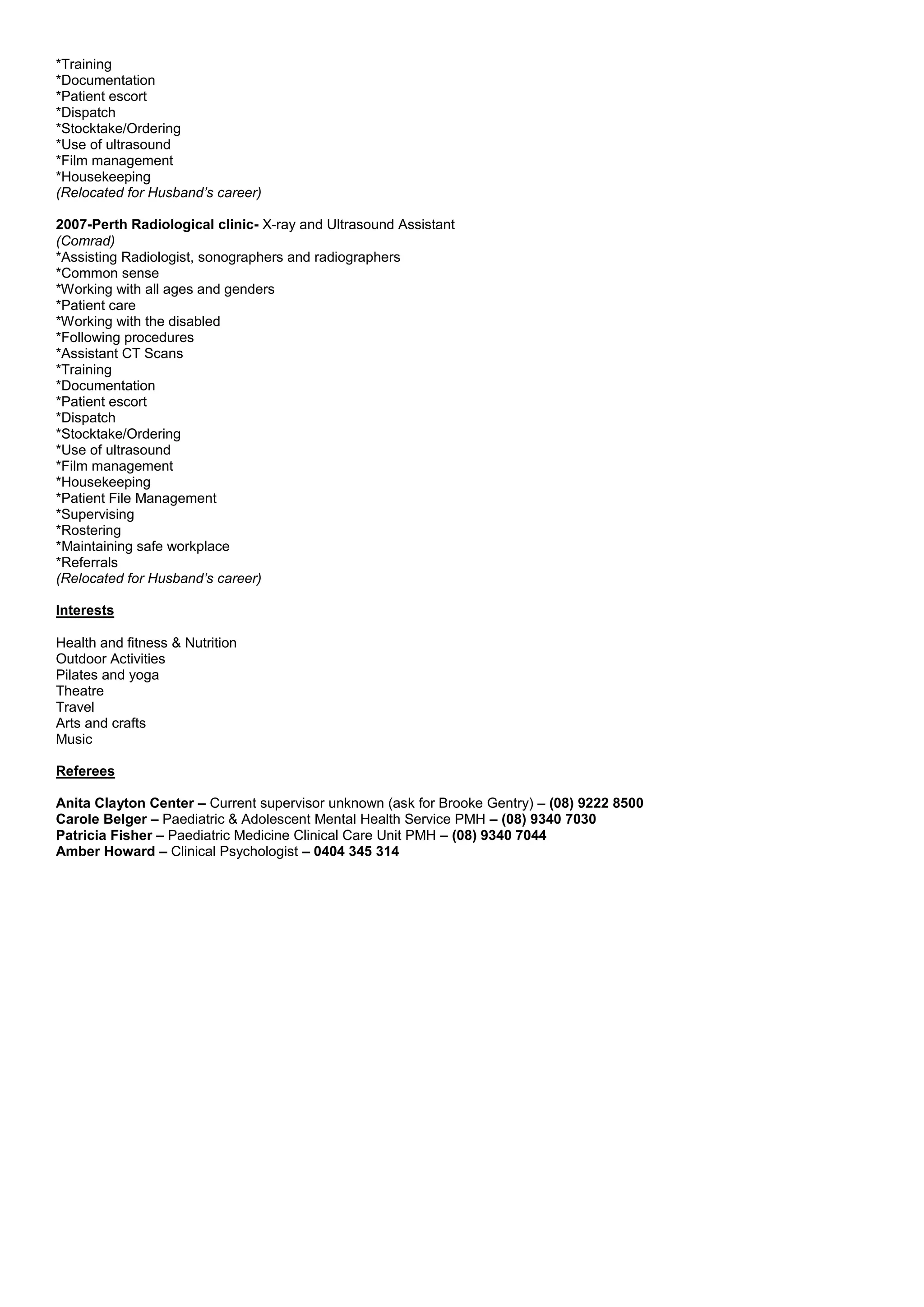 Amanda's New Resume | PDF