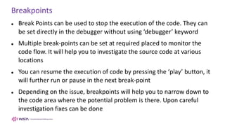 JavaScript - Chapter 15 - Debugging Techniques | PDF