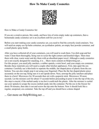 015 Essay Writing Ged Examples English Sample | PDF