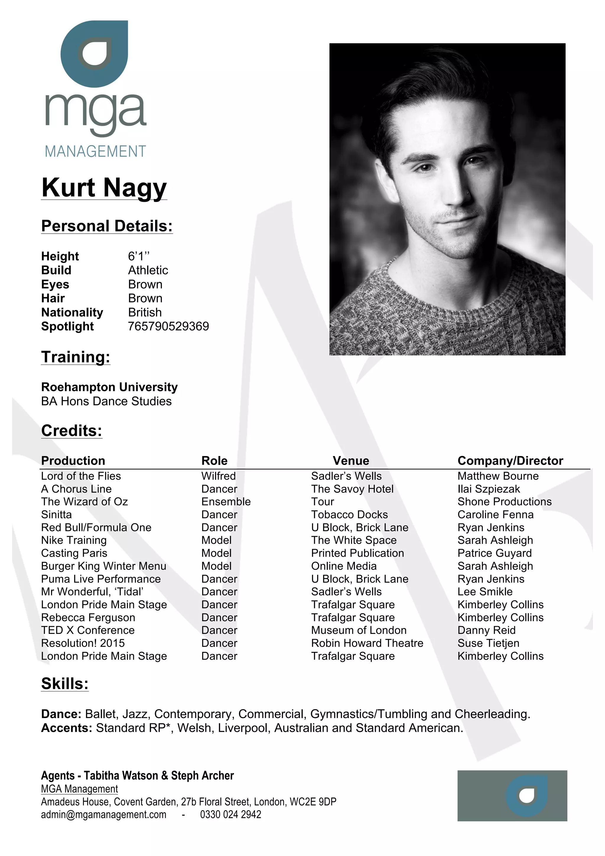 MGA CV Kurt Nagy | PDF