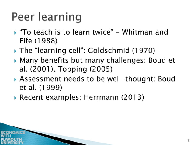 Quantitative methods teaching: a collaborative learning approach ...