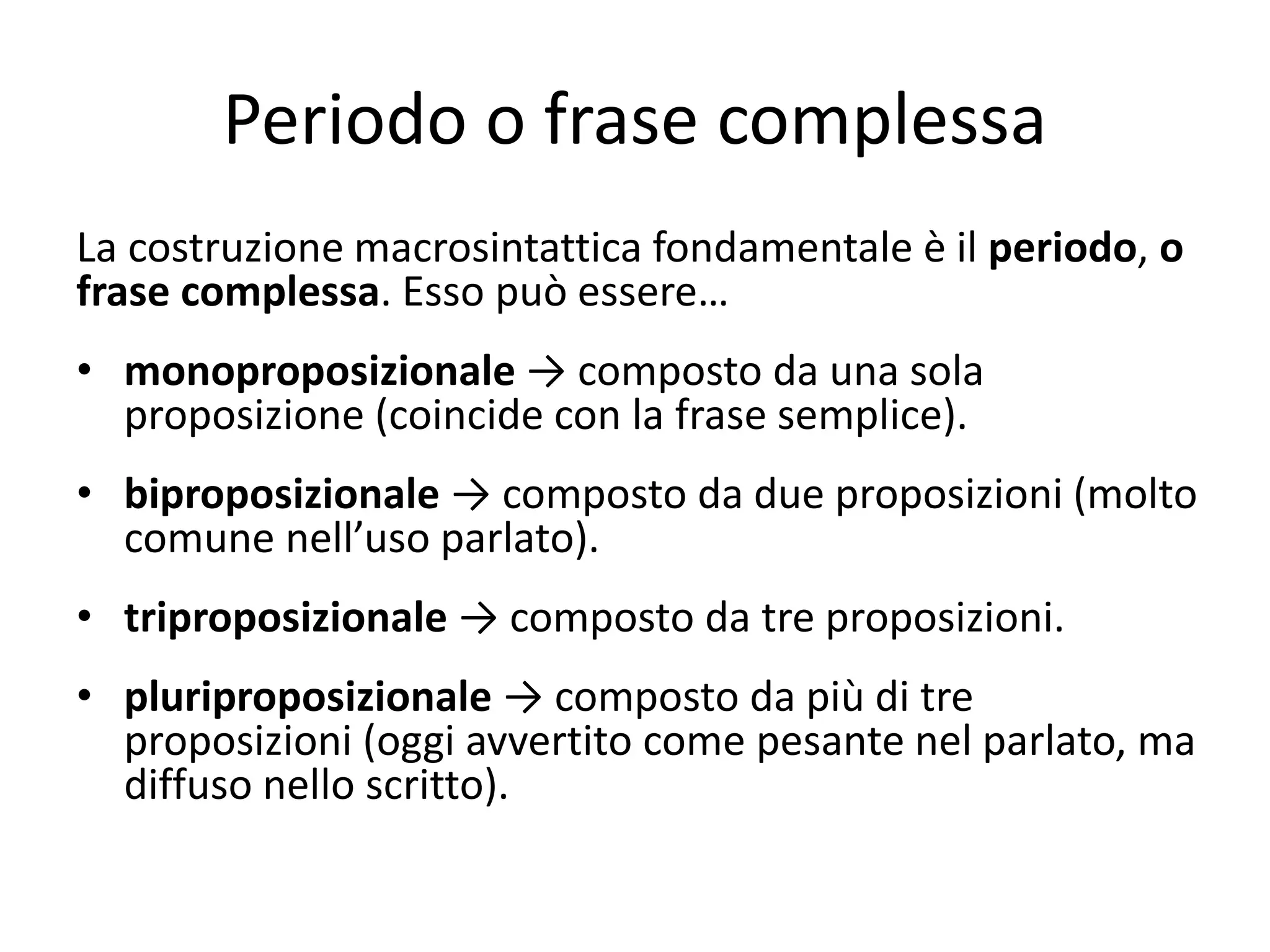 015 Sintassi del periodo | PPTX